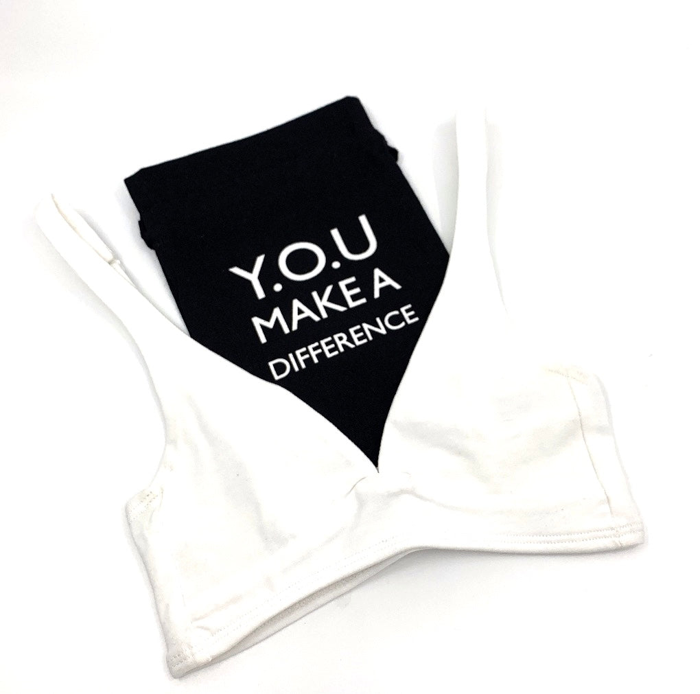 Girls' organic cotton bralette - white – Y.O.U underwear